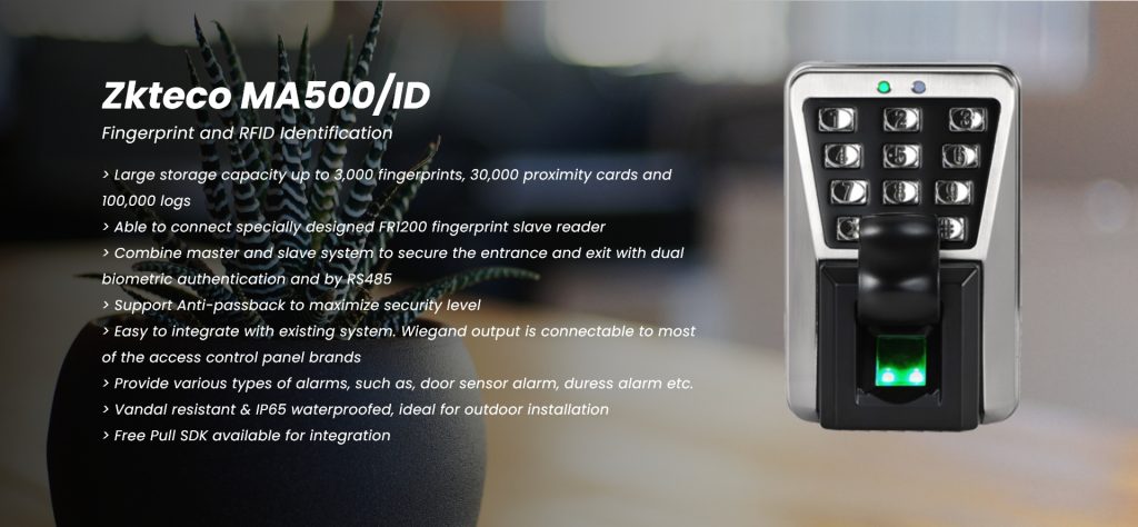 ZKTeco MA500/ID Fingerprint and RFID Identification - STEQ