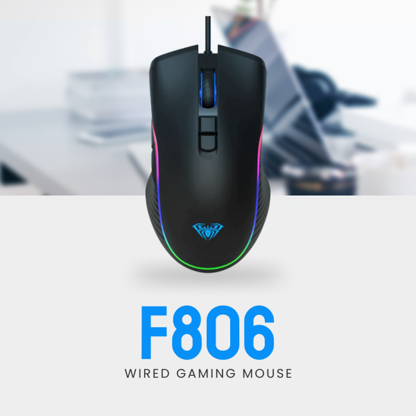 Aula F806 RGB Gaming Mouse - STEQ