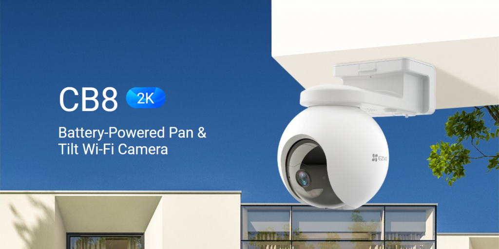 Ezviz CB8 3MP KIT Battery Powered Pan Tilt Camera - STEQ
