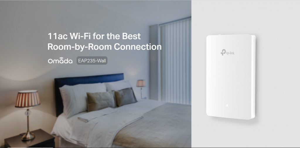 TP-Link EAP235-Wall Wireless Gigabit Wall Plate Access Point - STEQ